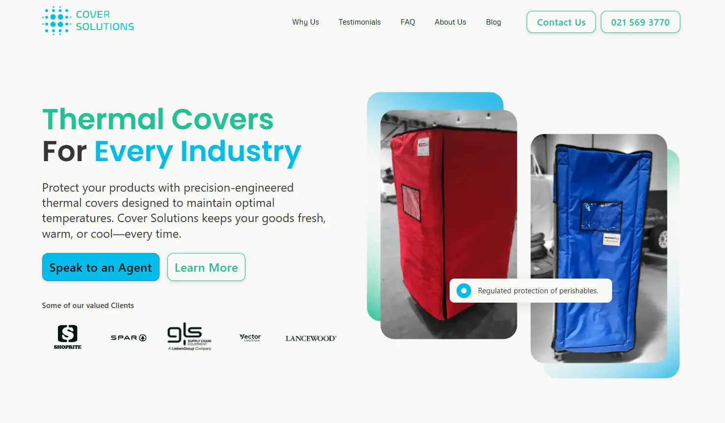 Thermal insulation covers | Cover Solutions, Cape Town